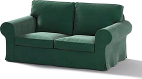 Potah na pohovku IKEA  Ektorp 2-místná, nerozkládací barva zelená látka lesklé, sametová