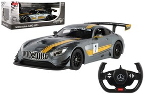 Auto RC Mercedes AMG GT3 RASTAR plast 35cm 2,4GHz na dálk. ovládání na baterie v krabici 44x18x23cm