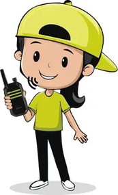 TEDDIES Vysílačky Walkie-Talkie / 2 ks / 2,4 GHz / dosah 80 m / od 5 l