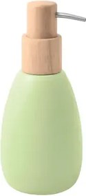 Spirella SVEN dávkovač mýdla matně matcha / polyresin / dřevo / 260 ml