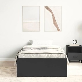 Rám postele černý 100 x 200 cm 3203832