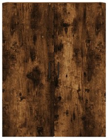 Skříň highboard kouřový dub 69,5 x 34 x 180 cm kompozitní dřevo,  3198166