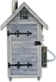 Kalme Elektrická dřevěná udírna s dymboxem 310L antracit