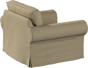 Potah na křeslo IKEA Ektorp barva zelená látka pletený vzor
