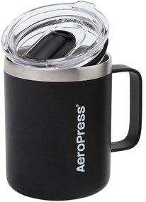 Aeropress travel coffee mug černý