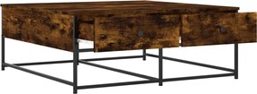 vidaXL Konferenční stolek 100 x 99 x 40 cm kompozitní dřevo [835296] Barva: hnědý dub