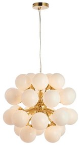 Endon 76499 - Lustr na lanku OSCAR 28xG9/18W/230V zlatá 76499