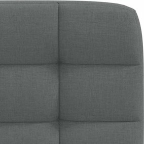 Jídelní židle 4 ks tmavě šedé textil 3315192