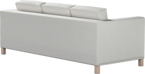 Potah na pohovku IKEA  Karlanda 3-místná nerozkládací, krátký barva šedá látka pletený vzor