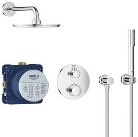 Sprchový systém Grohe Grohtherm včetně podomítkového tělesa chrom 34732000