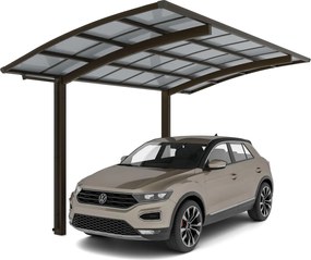 Ximax Alu přístřešek na auto Portoforte Typ 60 Typ 3056 XL hnědá 301 x 556 cm