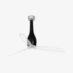 FARO 32002 ETERFAN M, černá/transparentní, stropní ventilátor s DC motorem - FARO
