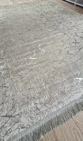 HU Béžovo-stříbrný moderní koberec Parys, krémovo-stříbrný Rozměr: 50x80 cm