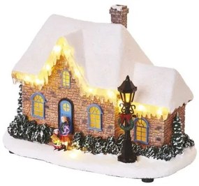 LED vánoční domek House 20,5 cm teplá bílá