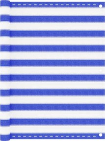 vidaXL Balkónová zástěna 120 x 600 cm HDPE [310859] Barva: Modro-bílá