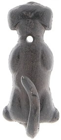 Litinový nástěnný háček Pejsek – 5x4x10 cm