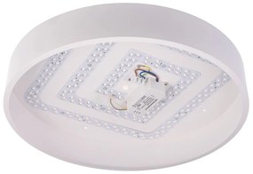 T-LED Bílé LED stropní svítidlo kulaté 500mm 48W CCT