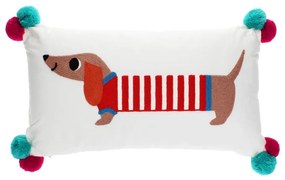 Dětský polštářek s příměsí bavlny 50x33 cm Sausage Dog – Rex London