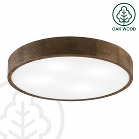Brilagi - LED Stropní svítidlo CARVALHO 4xE27/60W/230V dub ořech pr. 57,5 cm