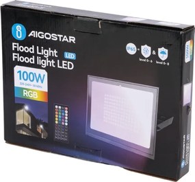 Aigostar - LED RGB Stmívatelný reflektor LED/100W/230V IP65 + DO