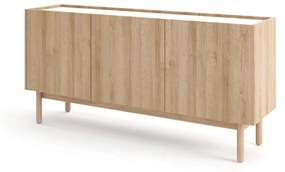 Boho nízká komoda, třídveřová (K144/68), dub riviera