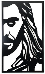 Dřevěná dekorace Thor černá