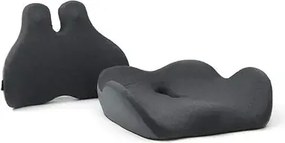 Powerton Set bederní opěrky a podsedáku antracit / ergonomický / paměť