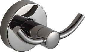 Mexen Remo, dvojitý háček na ručníky, černý chrom, 70507352-73