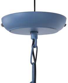 Modrá závěsná lampa SORMONNE Beliani