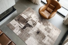 Obsession, Kusový koberec Posh 300 Taupe, 80x150, hnědá, chodba / předsíň