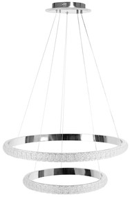 Toolight Toolight, LED závěsné osvětlení 63cm, 80W, G046-2CP, chromová, OSW-06314
