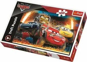 Trefl - Puzzle - Auta 3: Extrémní závod / 100 dílků / 41 x 27.5 cm / v