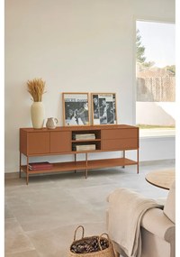 TV stolek v cihlové barvě 175x74x45 cm Platt – Teulat