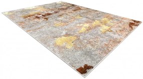Dywany Łuszczów, Kusový koberec Miro 51463.802 Abstraction grey / gold, 80x150, vícebarevná, koupelna