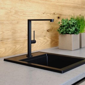 Gamma Nook Pro, vysoká dřezová baterie h-293, černá matná, GMA-BNKP-BK