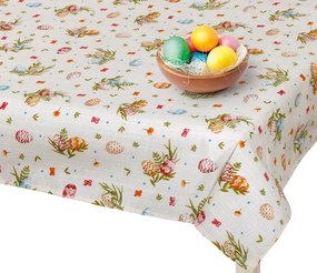 Bellatex Ubrus Velikonoce Béžová,Zelená,Červená 100x100 cm