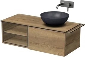 Koupelnová skříňka Naturel Oxo 110x50 cm dub Halifax mat OXO110P601ZKDPOUT