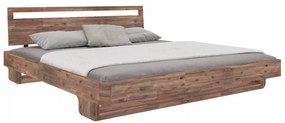 Dřevěná postel z masivu 160x200 recyklované dřevo Jindra