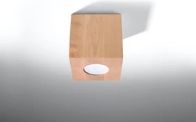 Stropní svítidlo SOLLUX Quad GU10 1x40W bez zdroje SL.0493 přírodní dřevo