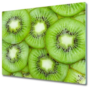 Skleněná krájecí deska kiwi 60x52 cm