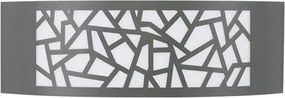 NV 9020932 Venkovní nástěnné svítidlo ZENITH tmavě šedý hliník akrylový difuzor proti oslnění E27 1x12W 220-240V bez žárovky IP44 - NOVA LUCE