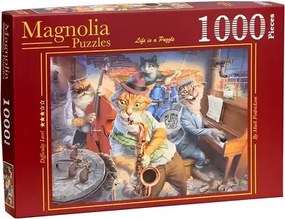 MAGNOLIA Puzzle Fanoušci v ohrožení / 1000 dílků / 68 x 48 cm
