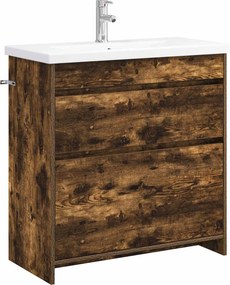 Sada koupelnového nábytku Kouřový dub 81 x 40 x 84,5 cm 3404270
