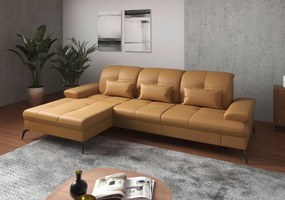 XXXLutz ROHOVÁ SEDAČKA, textil, kůže, curry žlutá Sit & More - Sedací soupravy - 000144011754