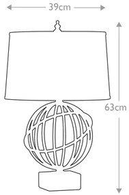 Feiss FE-SPENCER-TL - Stolní lampa SPENCER 1xE27/60W/230V