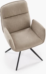 HALMAR K574 židle tmavě béžová