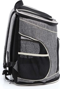 Batoh fudajo – 32 × 27 × 40 cm, 6 kg, černá / šedá (63421)