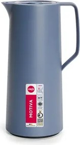 Emsa Motiva Quick Press Nordic Blue / Termoska / 1 l