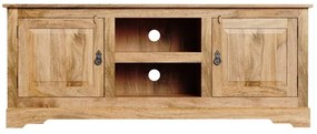 Indický nábytek - TV stolek Guru 150x60x45 z masivu mango Mango natural