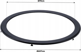 LED zapuštěný panel - 19w 2000lm 4000k + černý rám